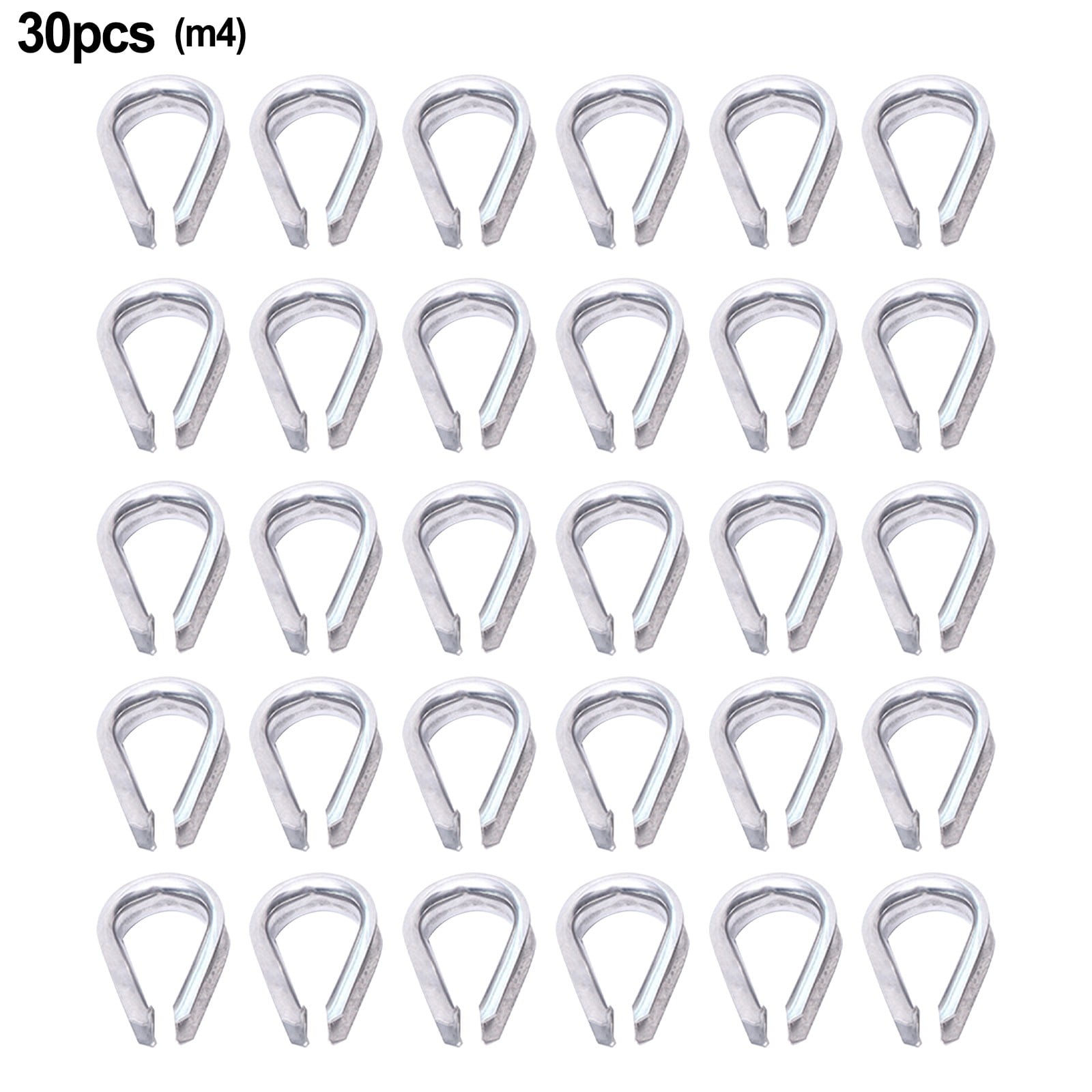 Polished Stainless Steel Sleeve Ring for Wire Rope Rigging Pack of 30 ...