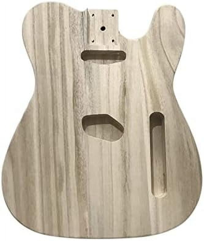 Polished Wood Type Electric Guitar Barrel DIY Electric Maple Guitar ...
