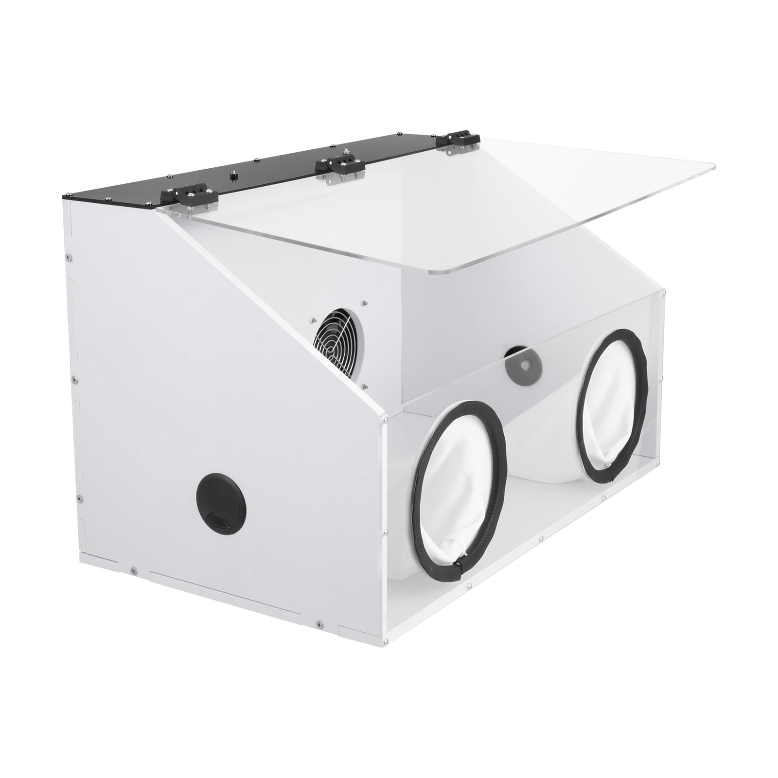 Polisher Dust Box Fully Enclosed Acrylic Dust-Proof Enclosure Grinding ...