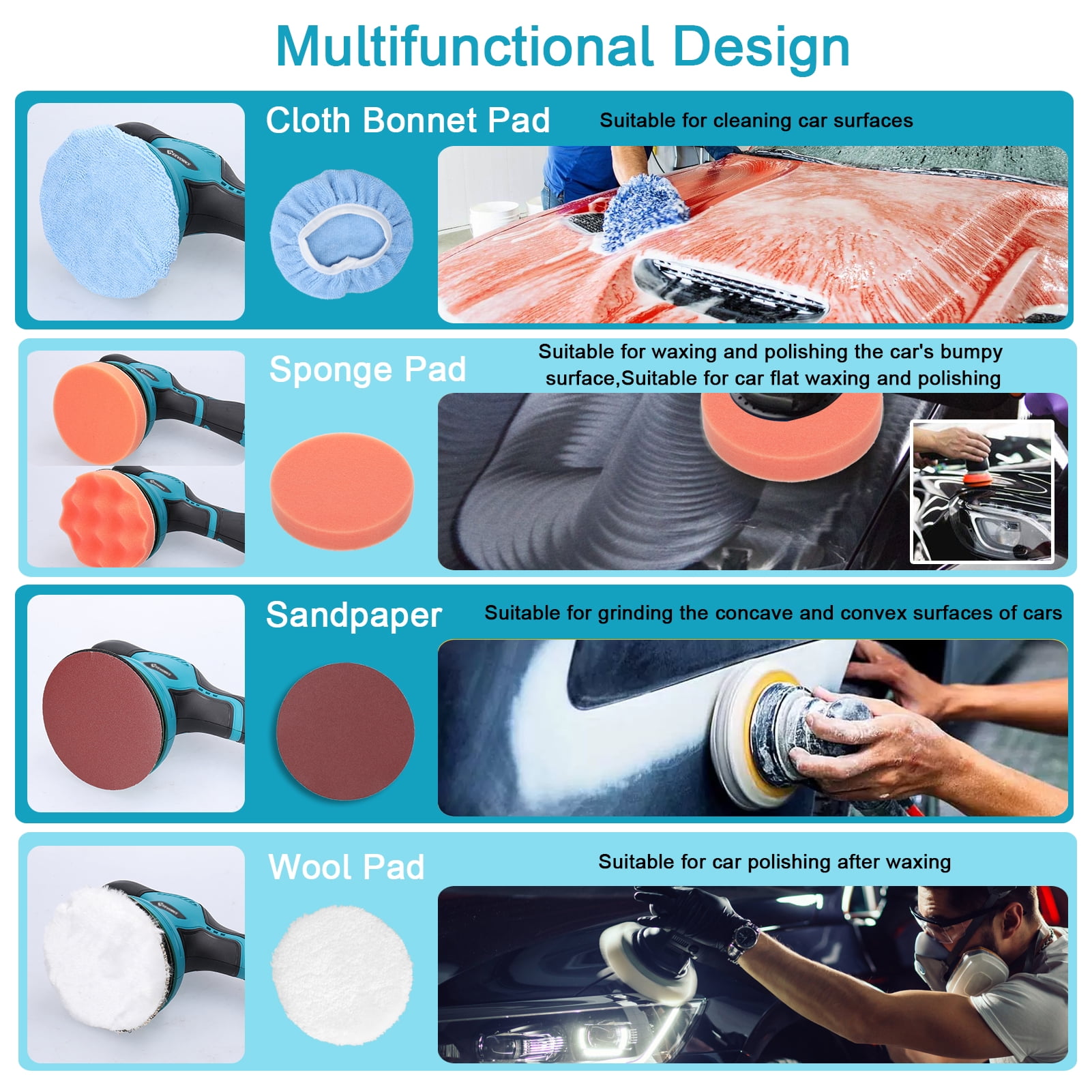Polishers,Rust Removal Polisher Auto Buffer Polisher Auto Rust ...