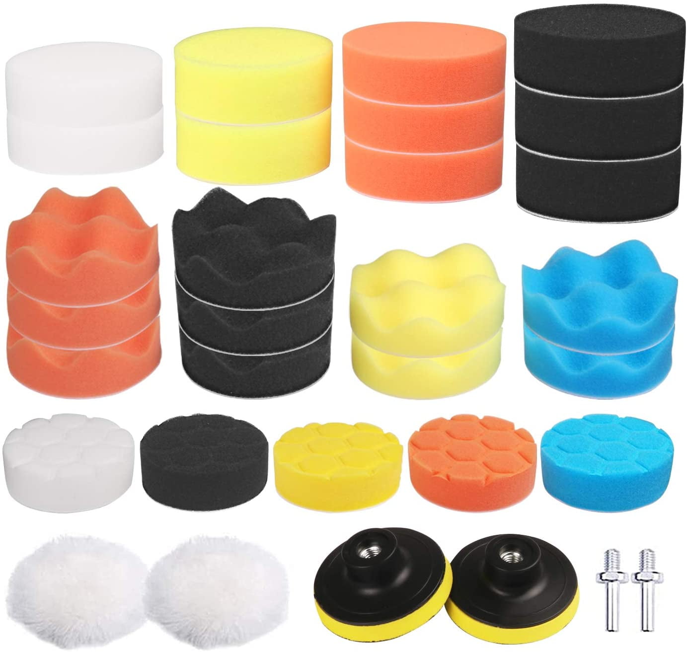 Polishing Attachment Cordless Screwdriver 31 Piece Polishing Sponge Set ...