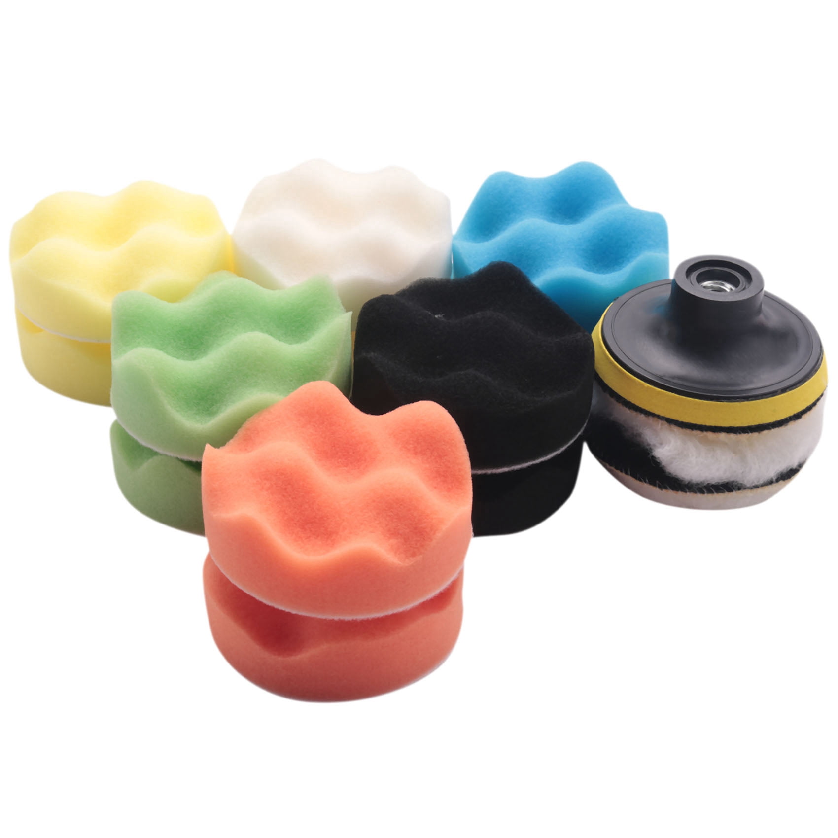 Polishing Buffing Pad Auto Car Polishers and Buffers Wax Set Pack Of 15 ...