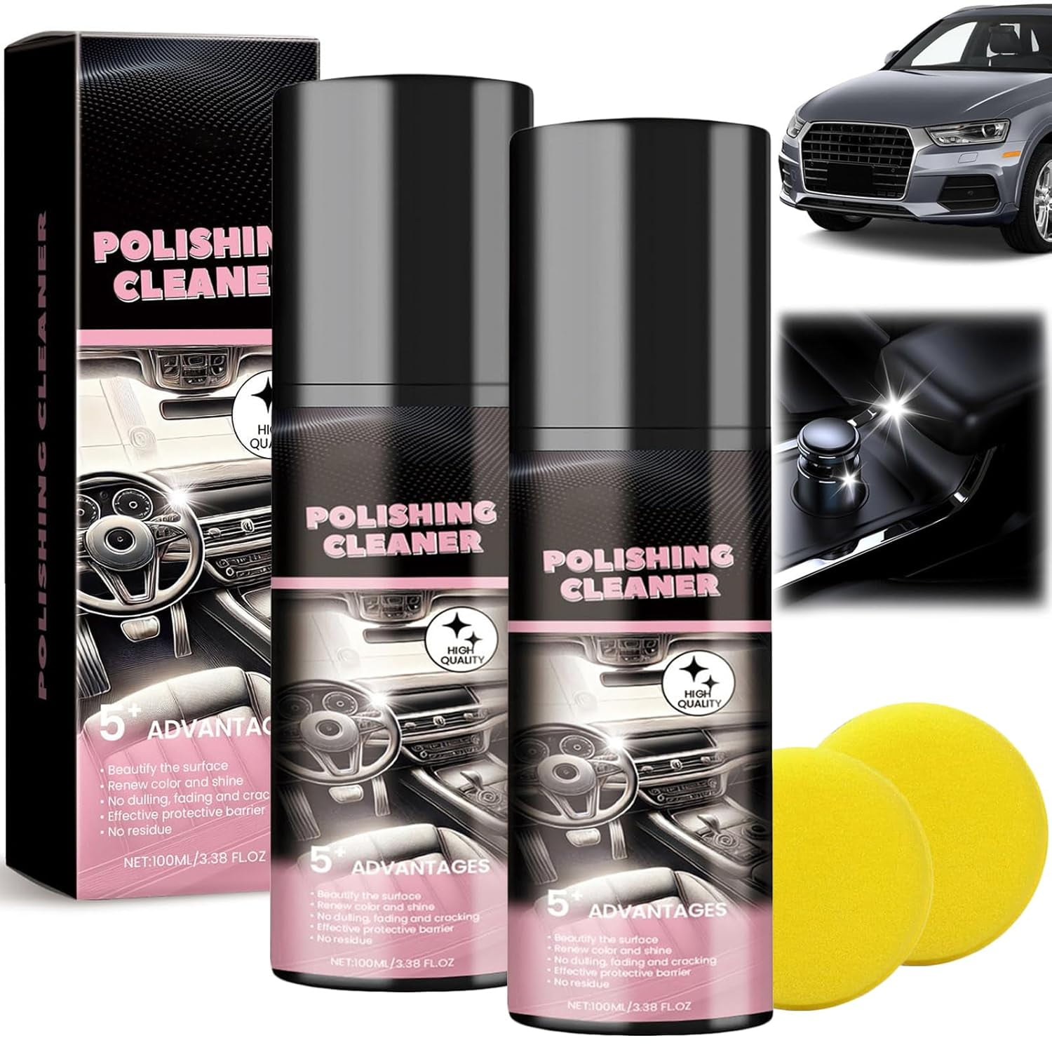 Polishing Cleaner for Car Interior Detailing,Car Interior Cleaner, 2025 ...