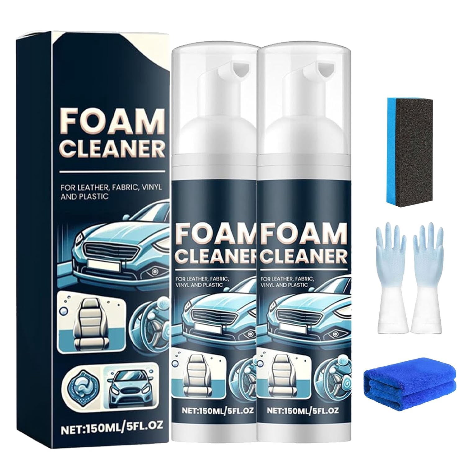 Polishing Cleaner Car Interior, Multipurpose Car Leather seat Interior ...