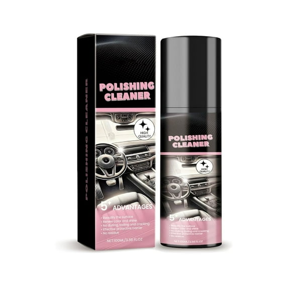 Polishing Cleaner Car Interior Spray | 100ml Waterless Vehicle All ...
