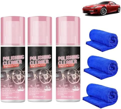 Polishing Cleaner Car Interior Spray, 2025 New Polishing Cleaner Car ...