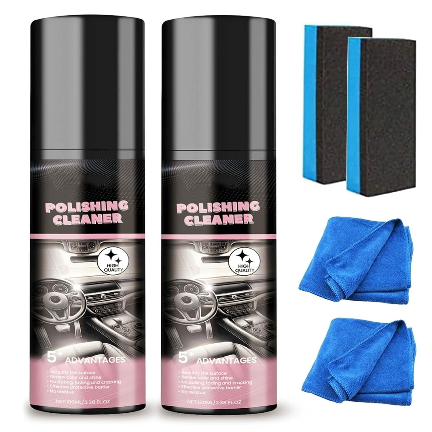 Polishing Cleaner - Polishing Cleaner Car Interior Spray, Interior ...