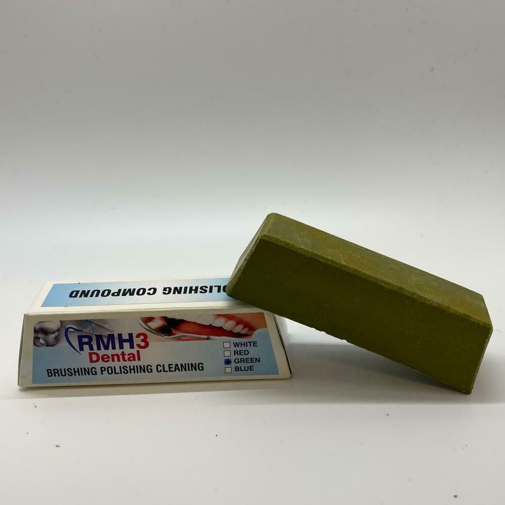 Polishing Compound Bar Green Suitable for Brushing and Cleaning 4oz/Pk ...
