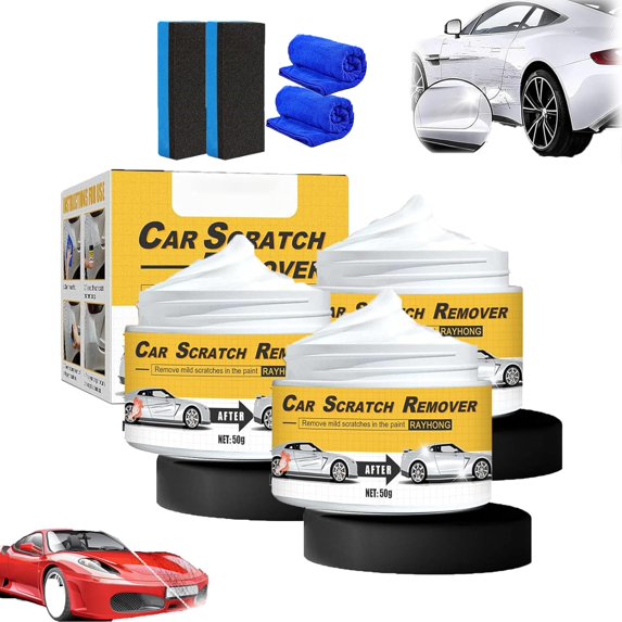 Polishing Compound & Scratch Remover for Car Paint with Sponge, Car ...