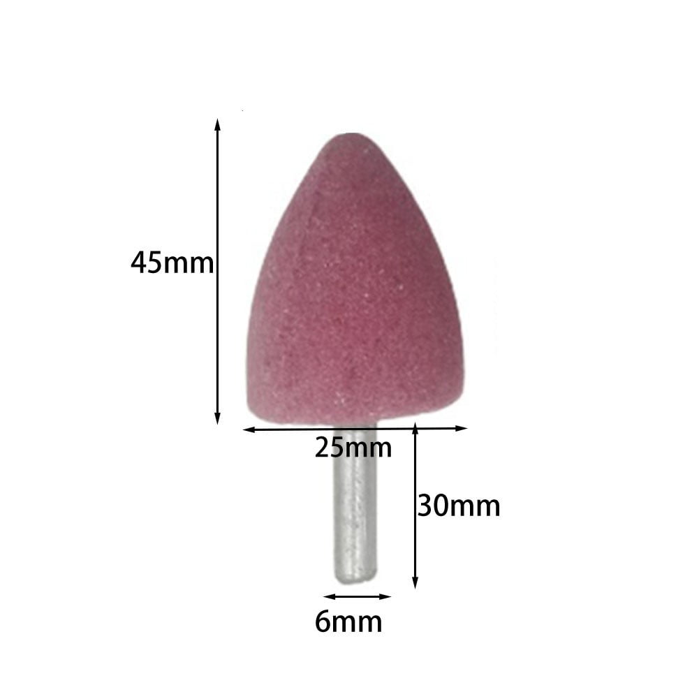Polishing Head Wheel Head Abrasive Mounted 6Mm Shank For Rotary Power ...