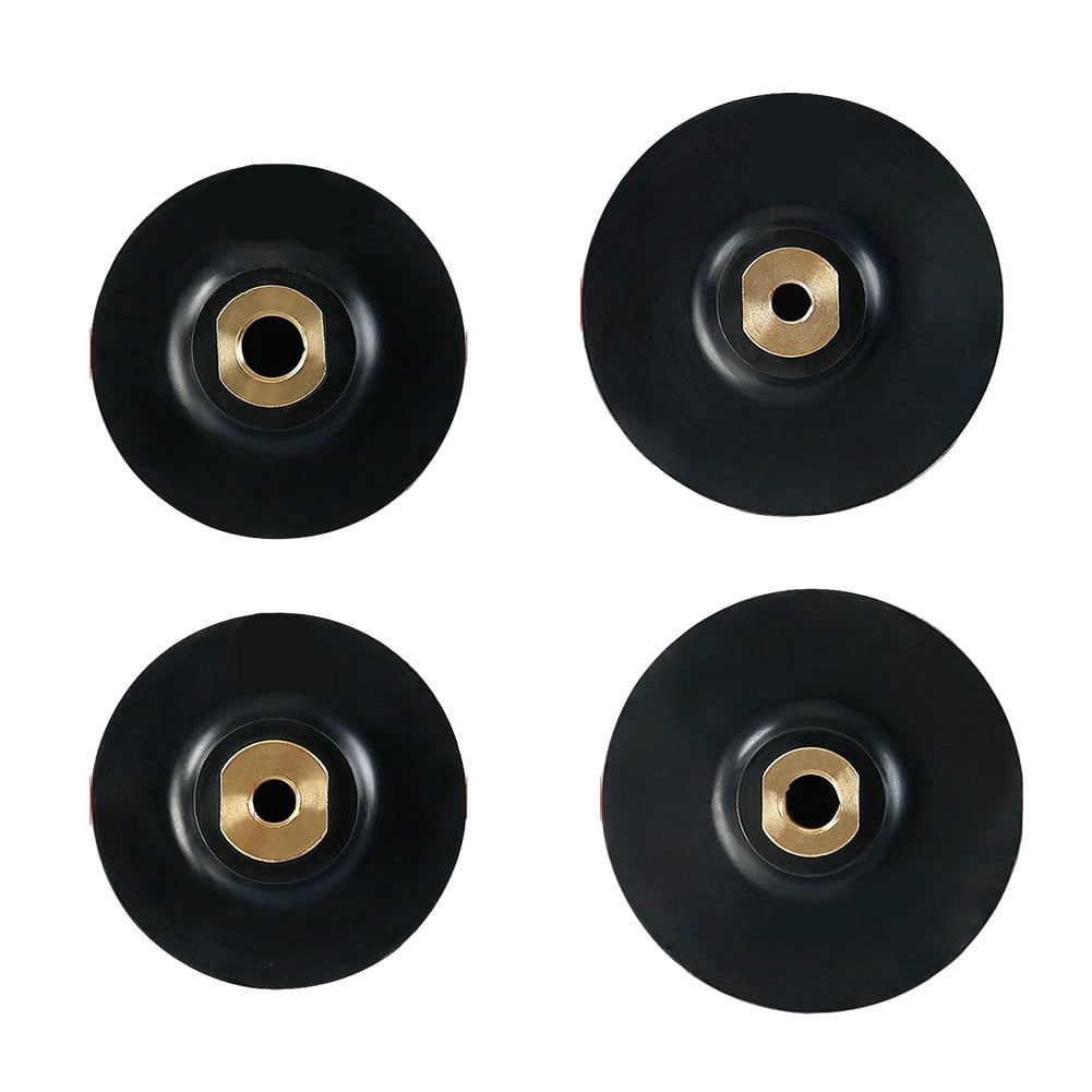 Polishing Holder Rubber Backing Pad Black For Angle Grinder Grinding ...