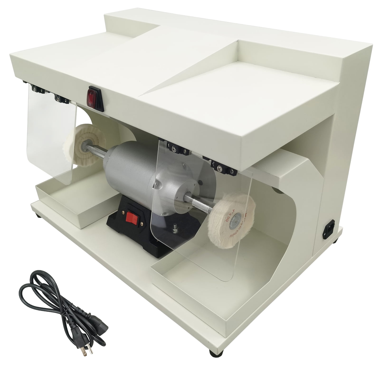 Polishing Machine 110V Dental Lab Polisher Lathe Buffing Grinder with ...