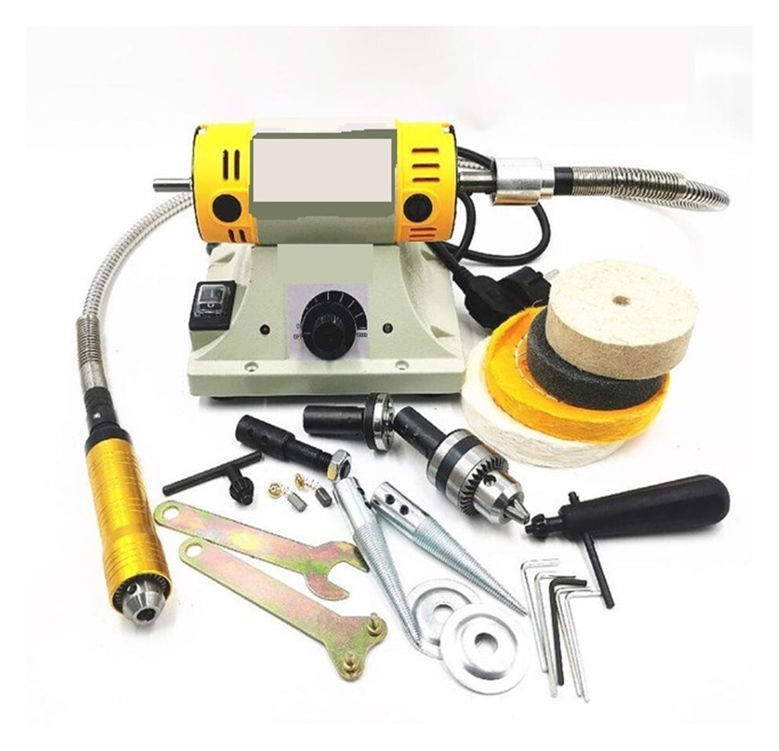 Polishing Machine Power Tools Woodworking Jade Jewelry Bench Lathe ...
