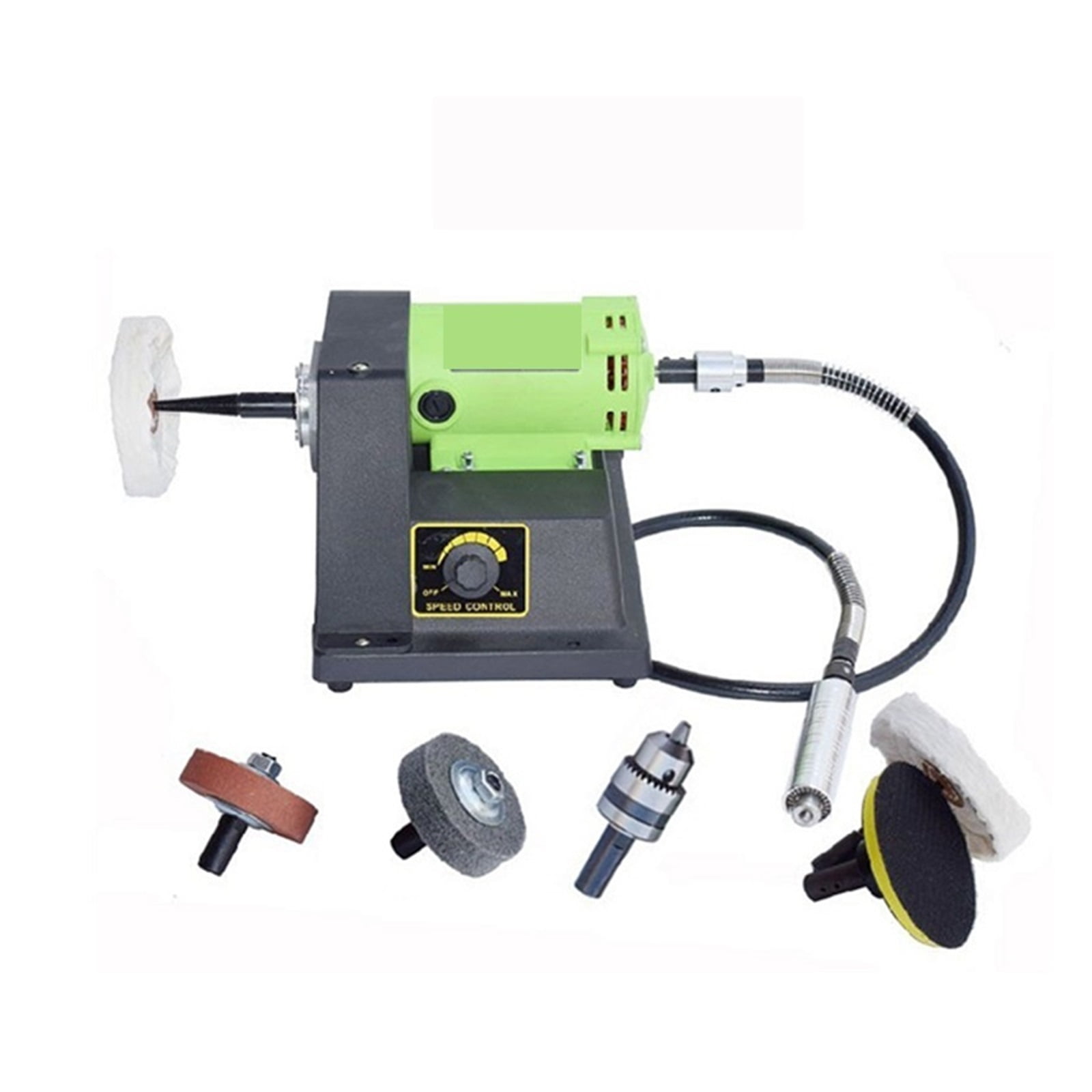 Polishing Machine for Jewelry Woodworking Mini High Power Cloth Wheel ...