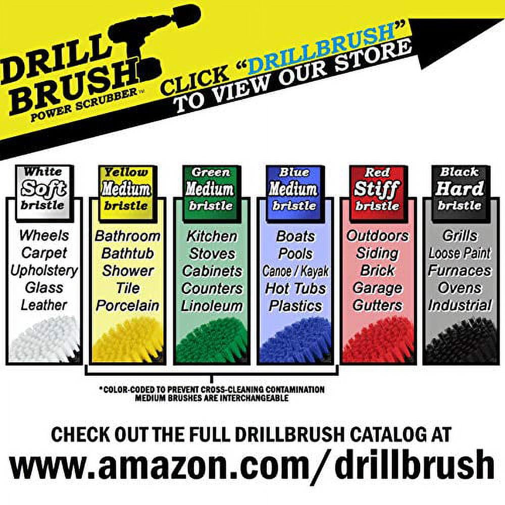 Polishing Scrub Brush - Carpet Cleaner Brush - Threaded Shaft Brush ...
