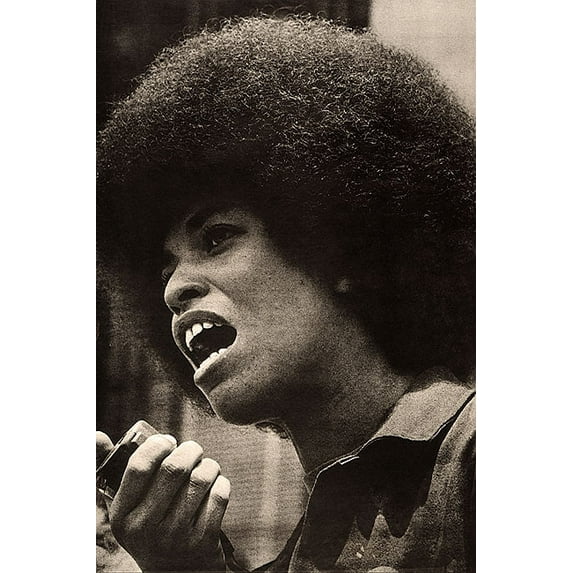 Political Activist Angela Davis Portrait Style - A - 20x30 Inch ...