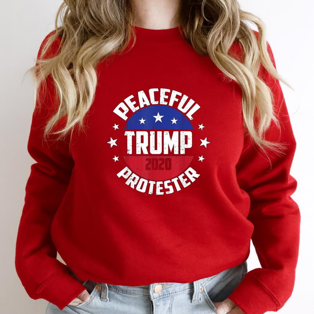Political Parody Peaceful Protester Funny Holiday Graphic - Machine ...