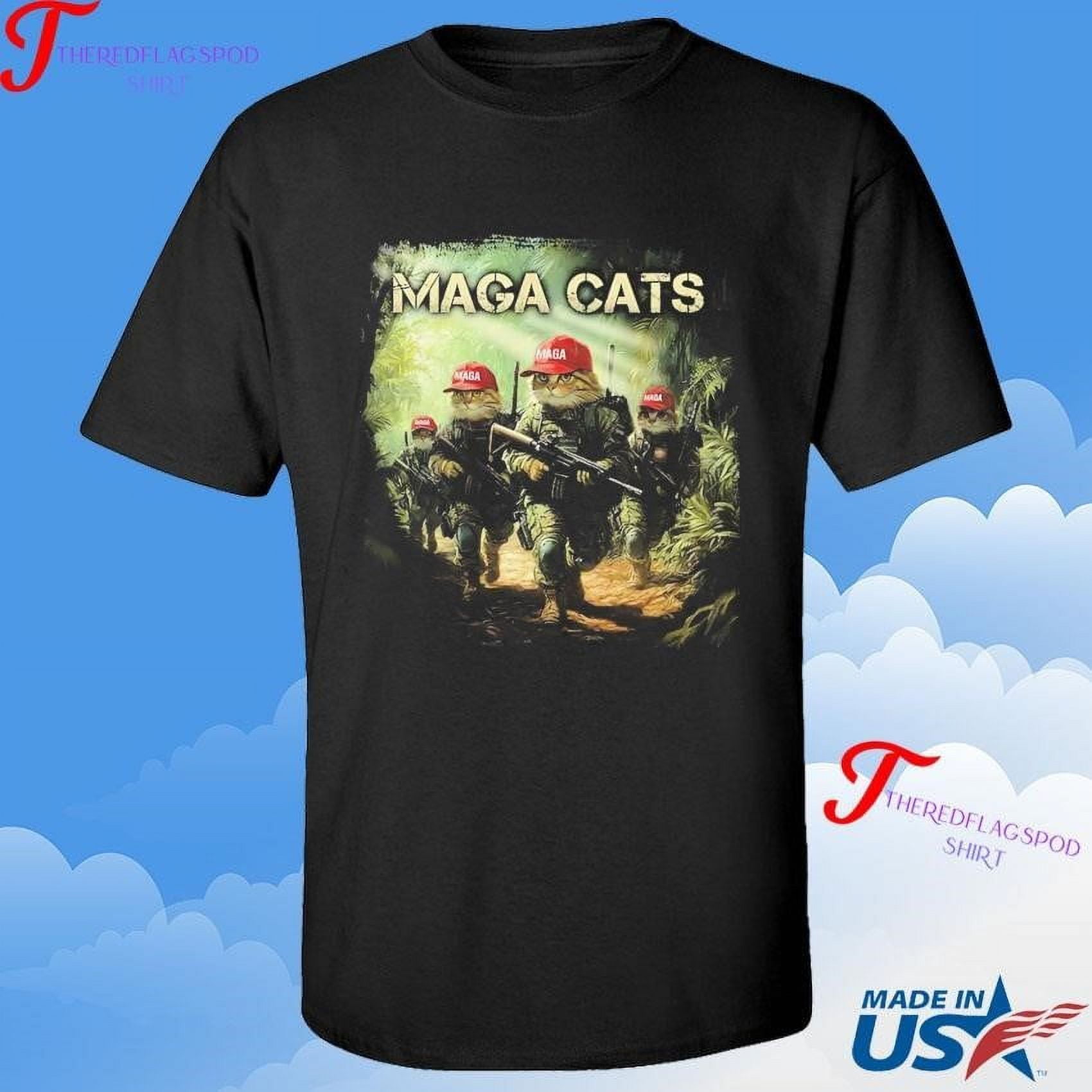 Political Trump Maga Cats Front Only Short Trump Save The Cats Save ...