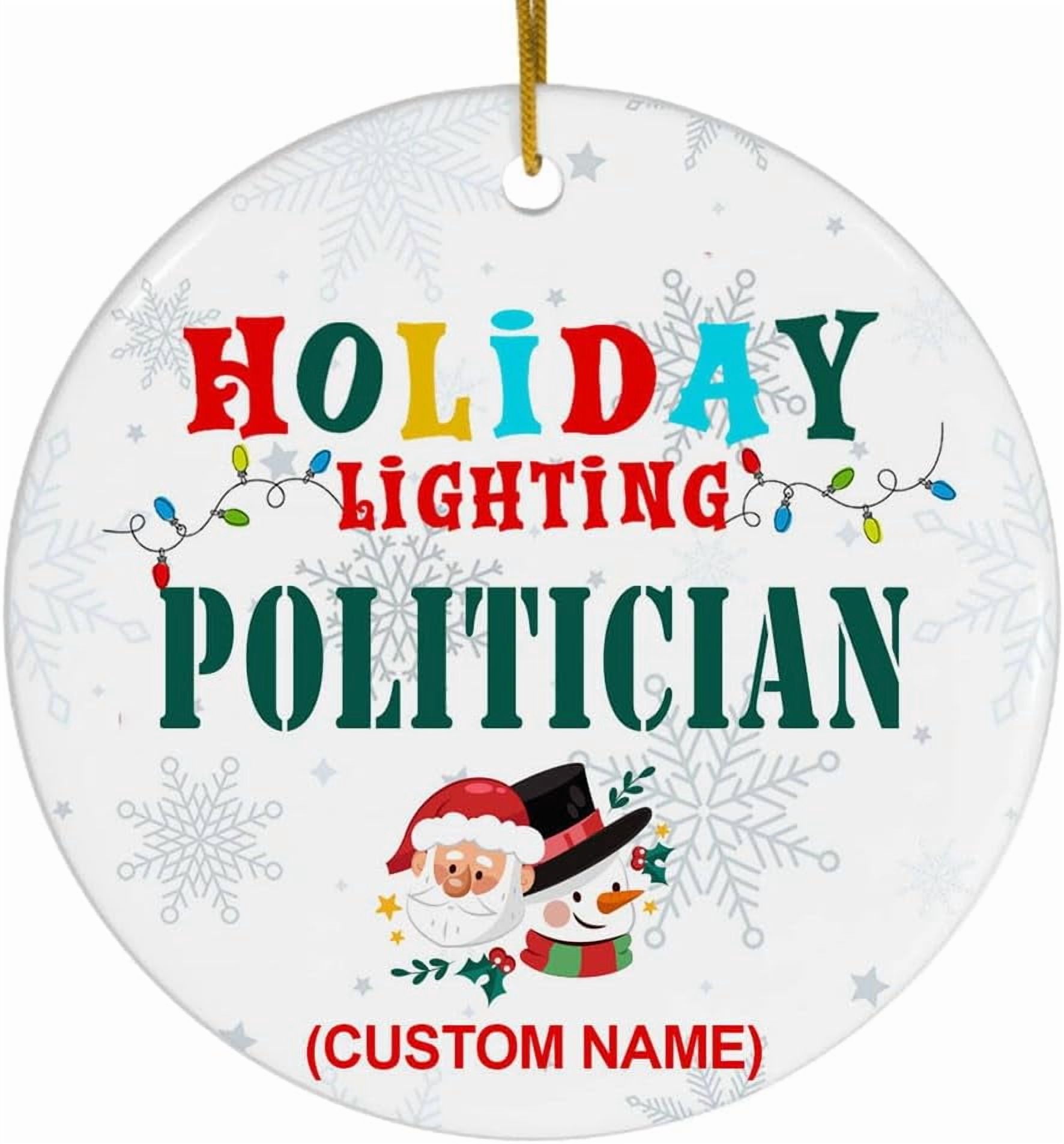 Politician Christmas Ornaments 2025 for Women Friendship, Appreciation ...