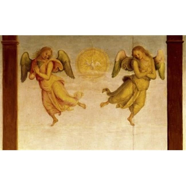 Polittico Di St Augustine Angel Detail Pietro Perugino C 1450-1523 ...