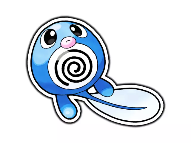 Poliwag Waterproof Sticker Phone Decal Water Bottle Stickers Car Decals ...