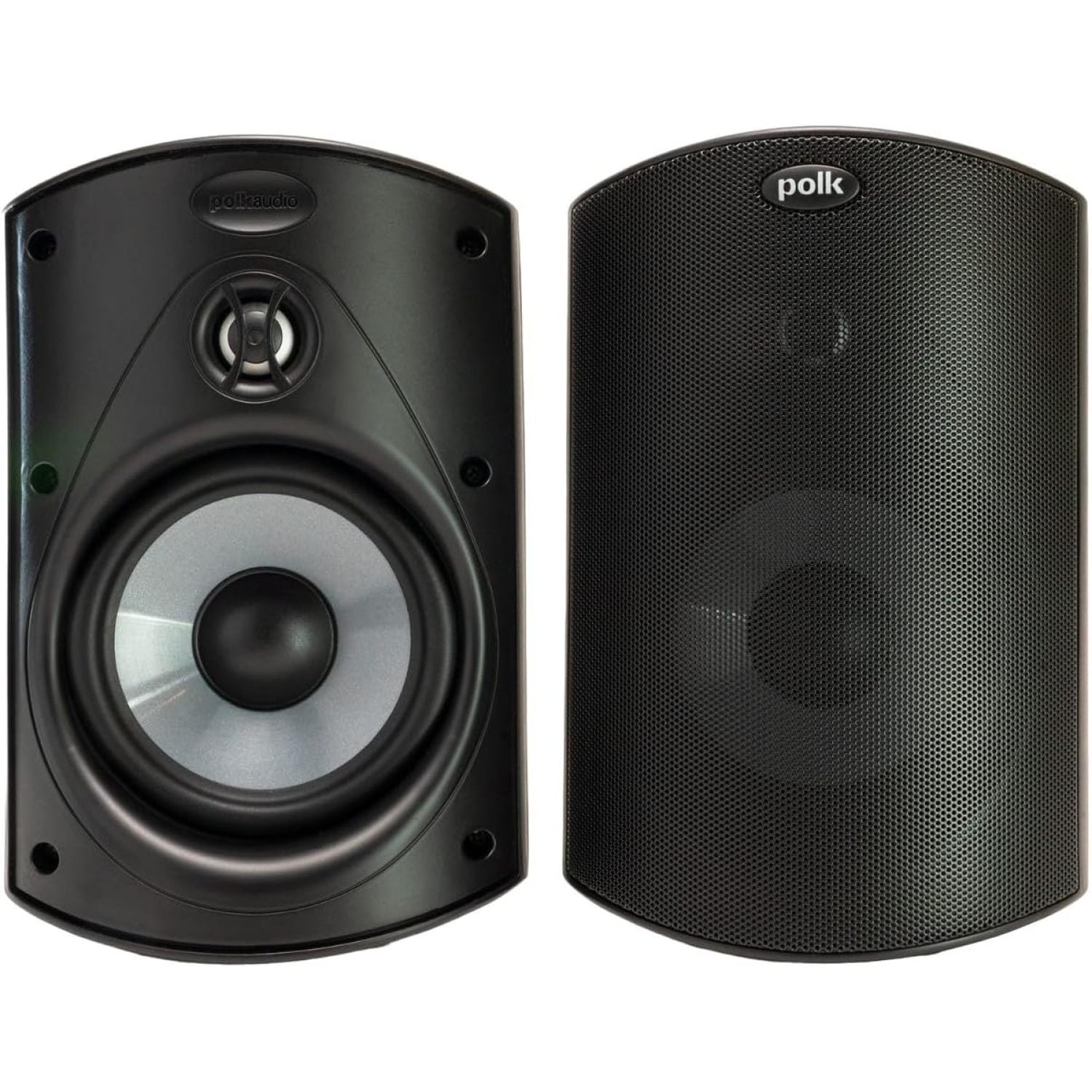 Polk Audio Atrium 4 Outdoor Speakers with Powerful Bass (Pair, Black ...
