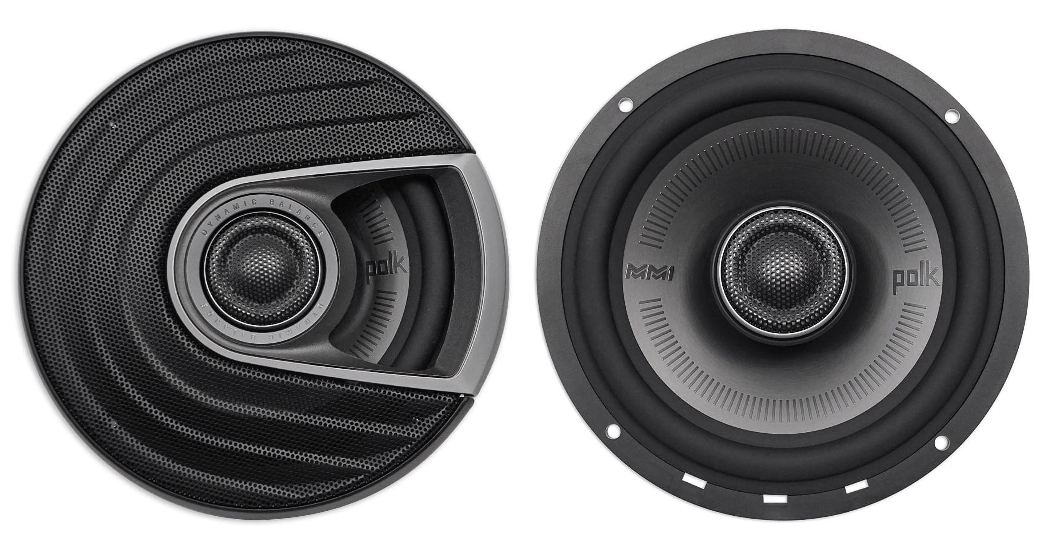 Polk Audio MM652 6.5 in. MM1 Series Auto Coaxial Speakers with Ultra ...