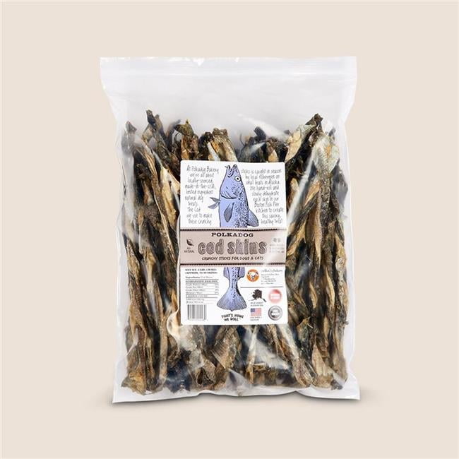 Polka Dog Bakery 12 oz Cod Skin Shirt Treat for Dog - Walmart.com