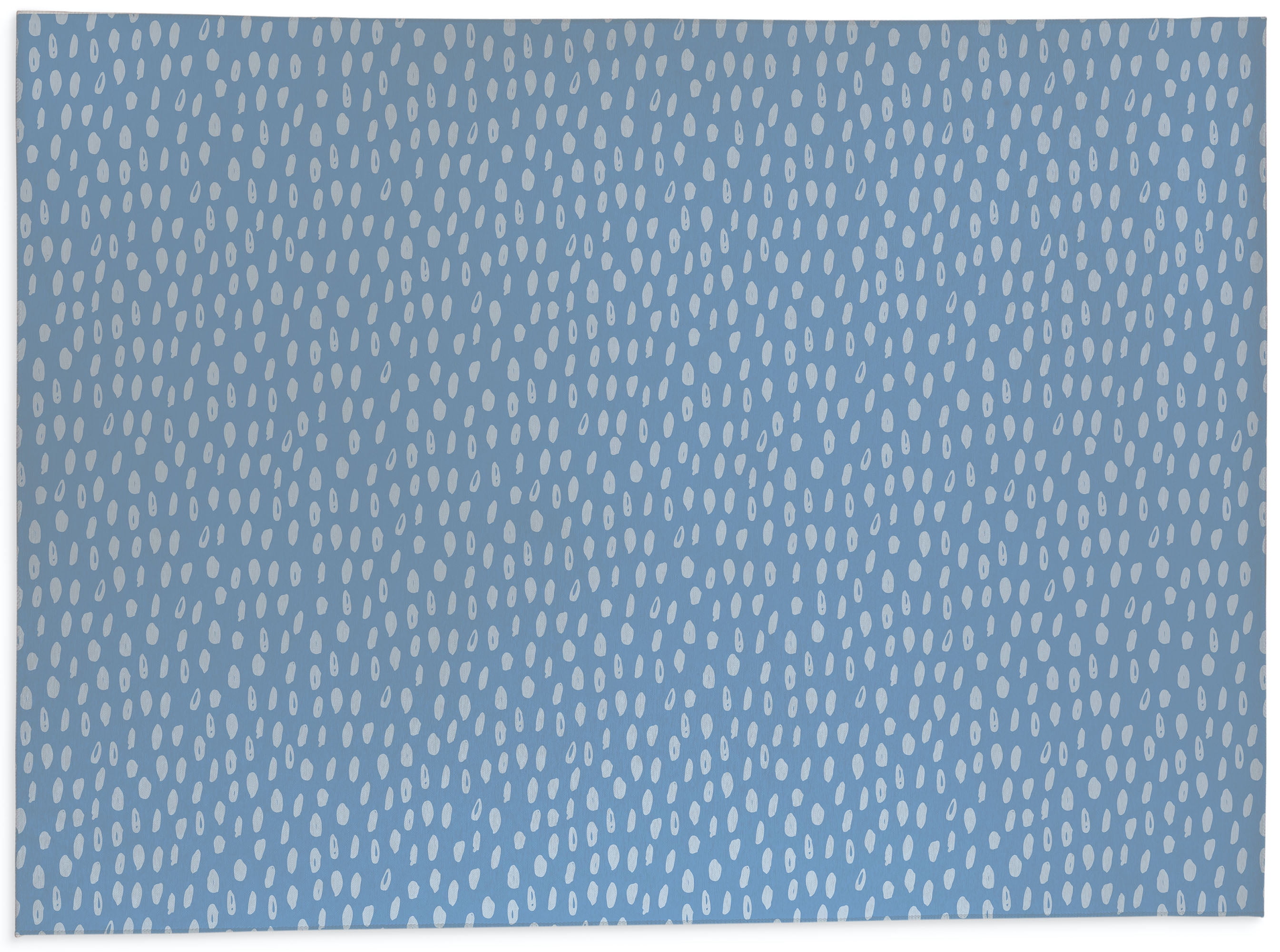 Polka Dot Abstract Blue Indoor Floor Mat by Kavka Designs - Walmart.com