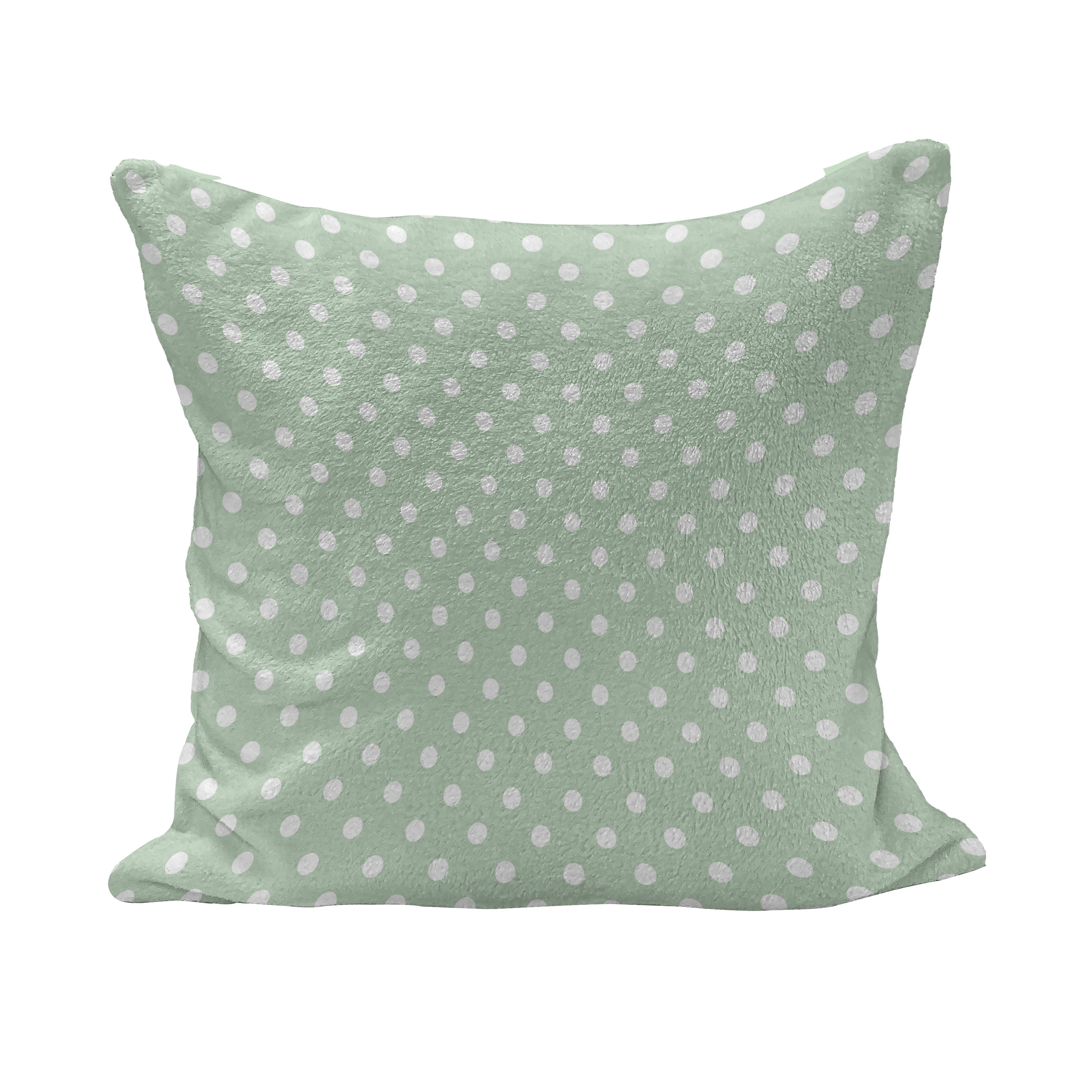 Polka Dot Fluffy Throw Pillow Cushion Cover, Classic Old Fashioned ...