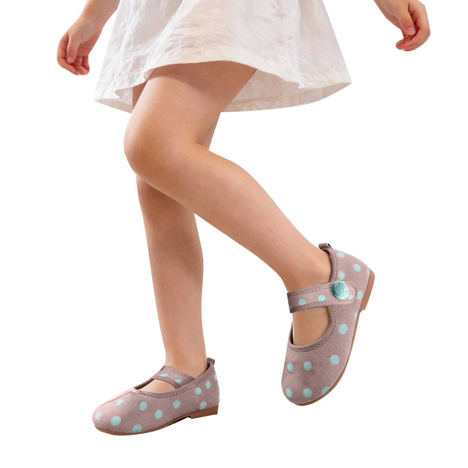 Polka Dot Mary Jane Flats for Girls 2026 – Soft Sole Casual Ballet ...