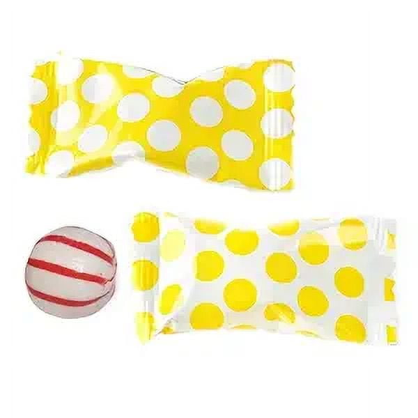 Polka Dot PEPPERMINT BALLS 100ct -Individually Wrapped - (Yellow ...