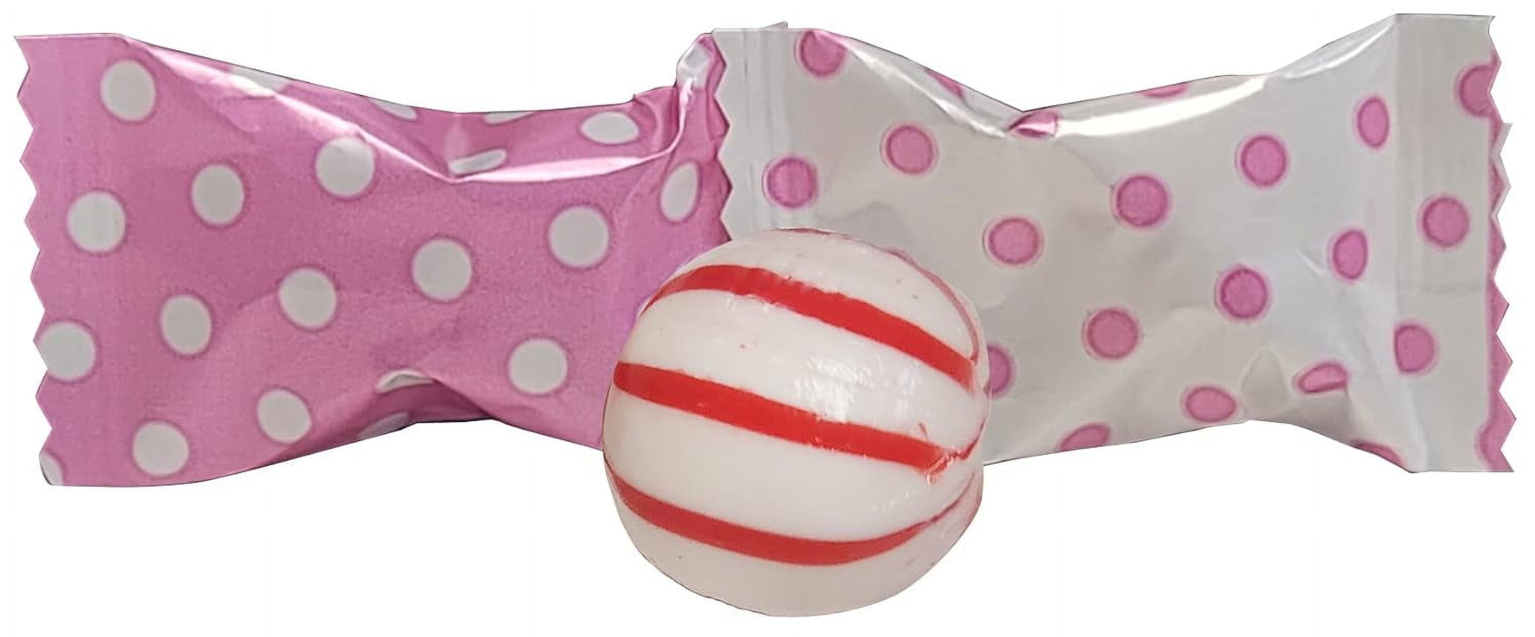 Polka Dot PEPPERMINTS 100ct - Individually Wrapped (Pink Pastel ...