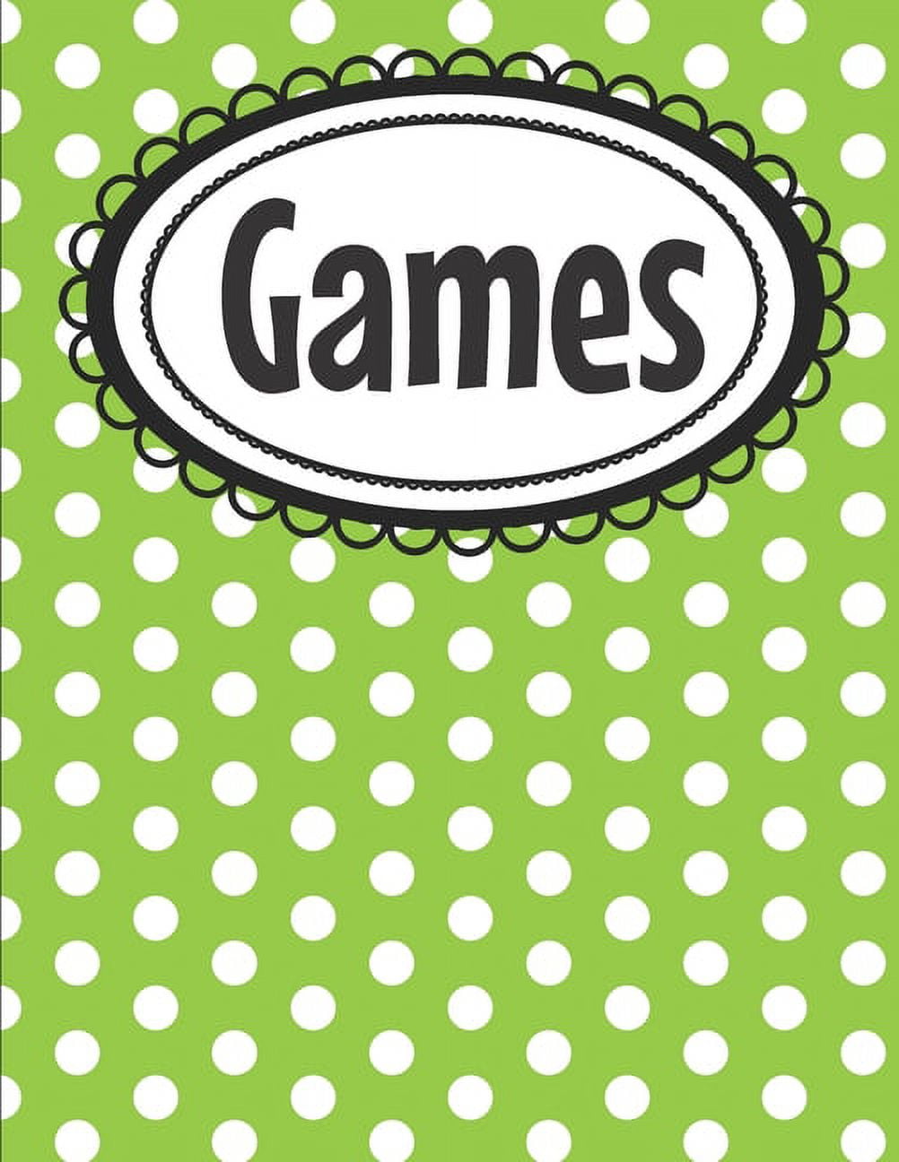 Polka Dot Paper Games Activity Book for Kids: Favorite Games in One ...