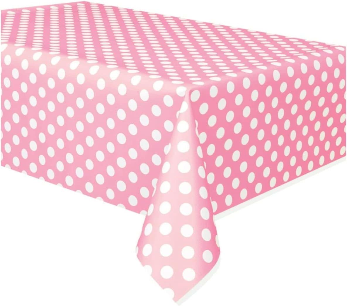 Unique Dotted Rectangular Plastic Table Cover, 54" x 108", 1 Pc, Light ...