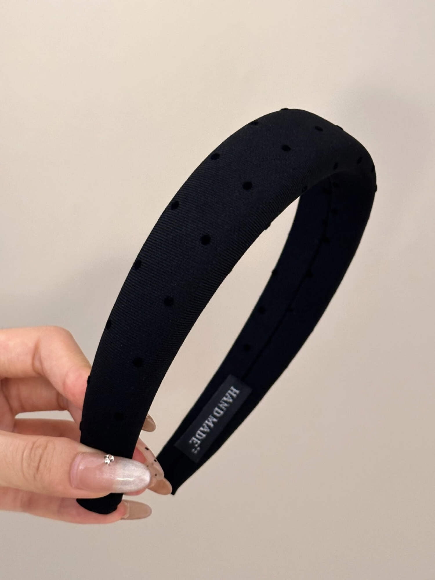 Polka Dot Polyester Wide Headband - Walmart.com