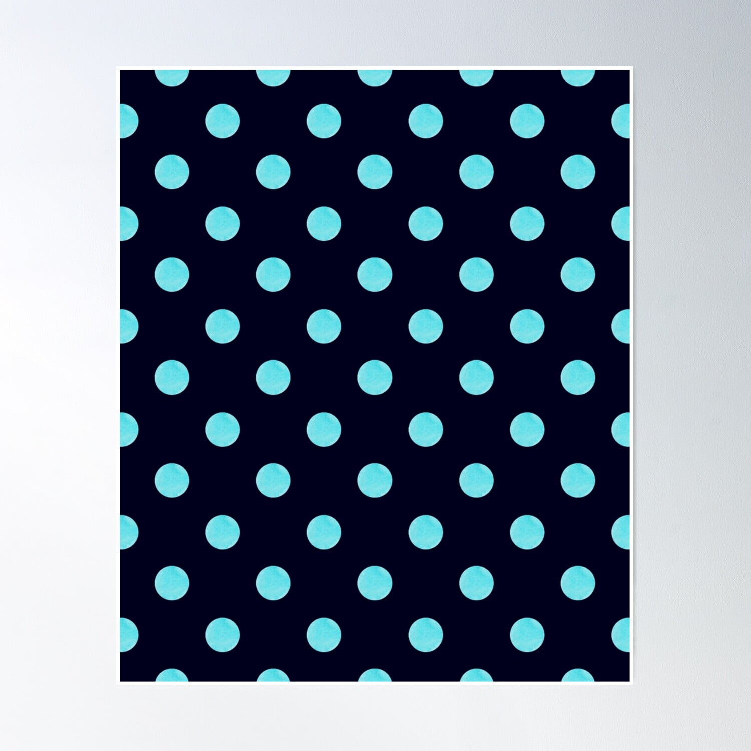 Polka Dot Poster Wall Art, Modern Wall Decor, 8x12 UNFRAMED - Walmart.com