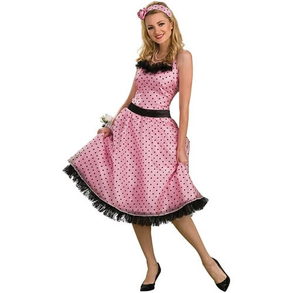 Polka Dot Prom Adult Halloween Costume - Walmart.com