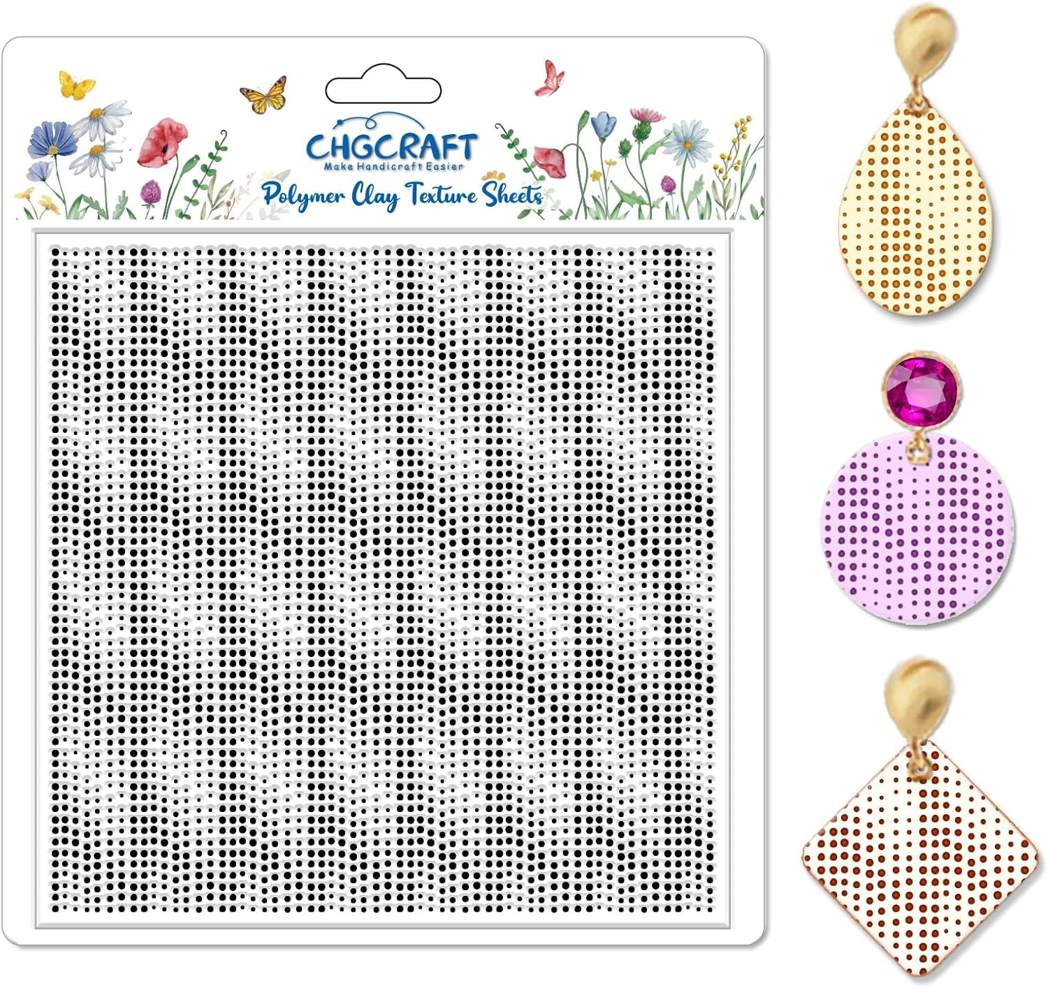 Polka Dot Texture Polymer Clay Texture Sheets Geometric Texture ...