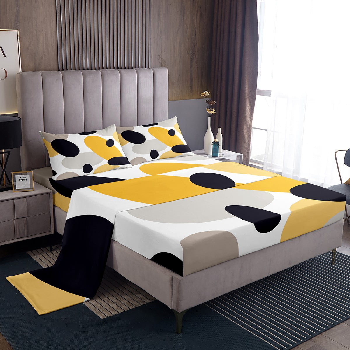 Polka Dots Sheet Set Teens Full Size, Modern Urban Dots Print Sheets ...