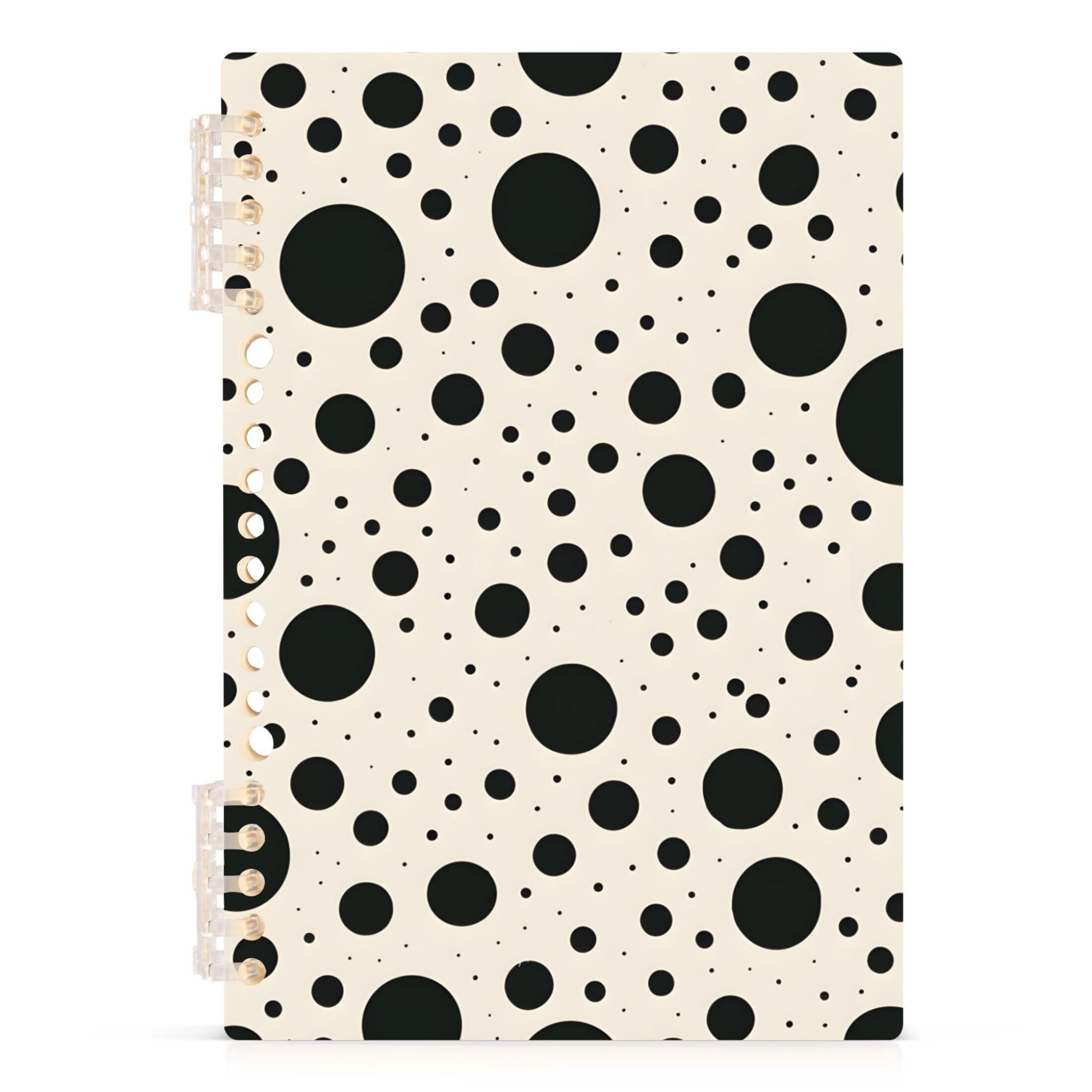 Polka Dots Spiral Journal Notebook College Ruled Notebook 8.3" x 5.7 ...