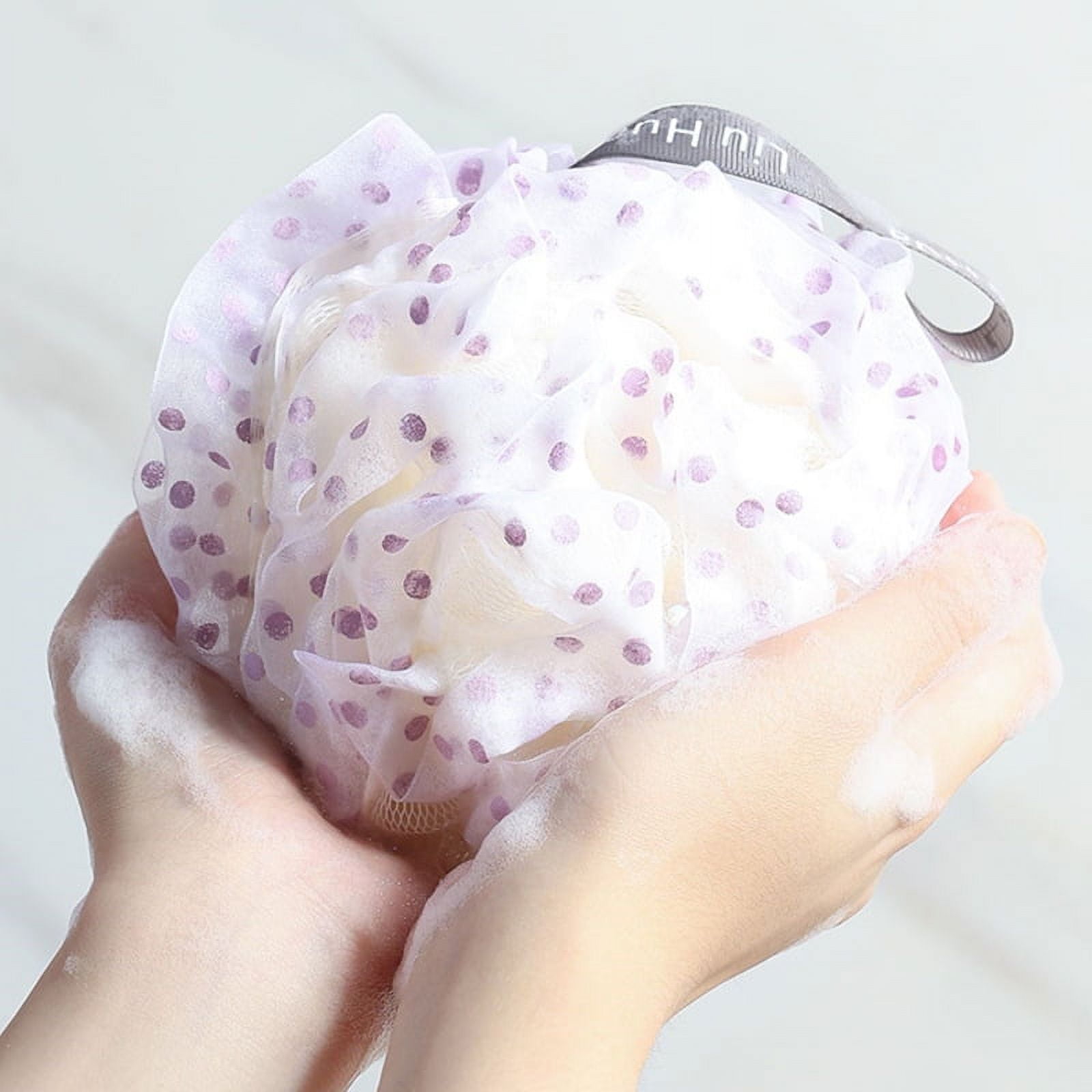 Polka Pot Loofah Sponge,Exfoliating Bath Sponge Body Scrubber,Loofa 1 ...