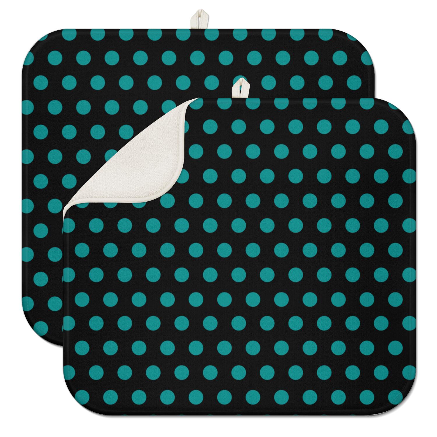 Polka Texture Dish Drying Mat – Textured Dot Pattern, Unique Design for ...
