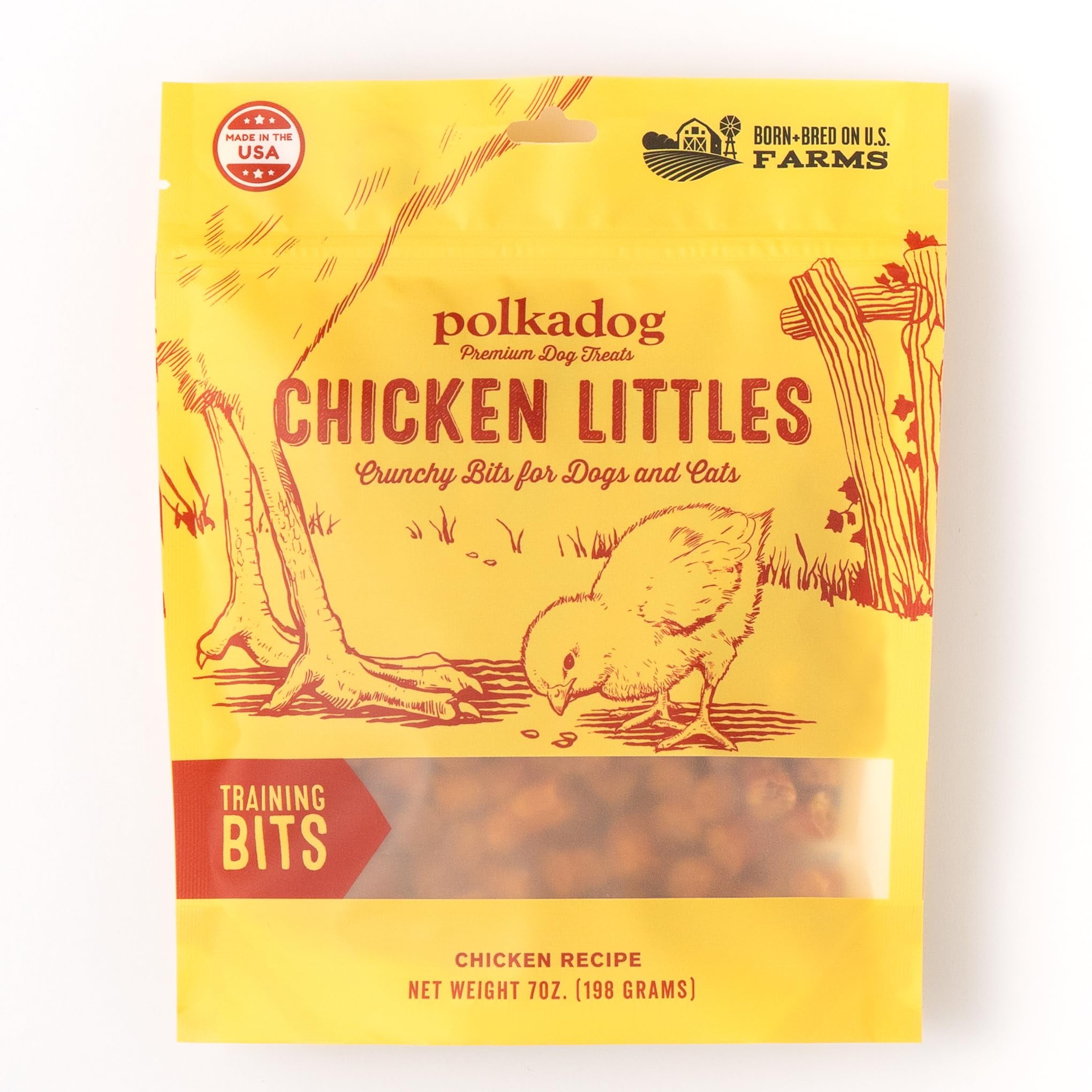 Polkadog Chicken Littles Training Bits Dog Treats, Cat Snacks - All ...