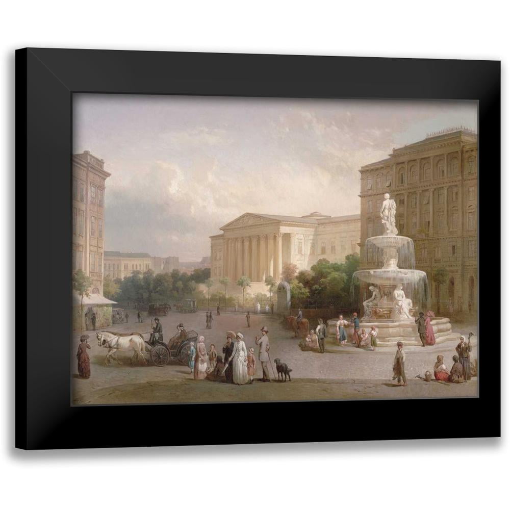 Pollack, Mihaly 18x14 Black Modern Framed Museum Art Print Titled - The ...