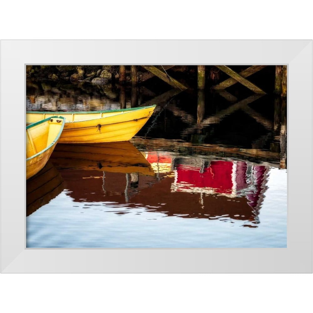 Pollard, David W. 18x14 White Modern Wood Framed Museum Art Print ...