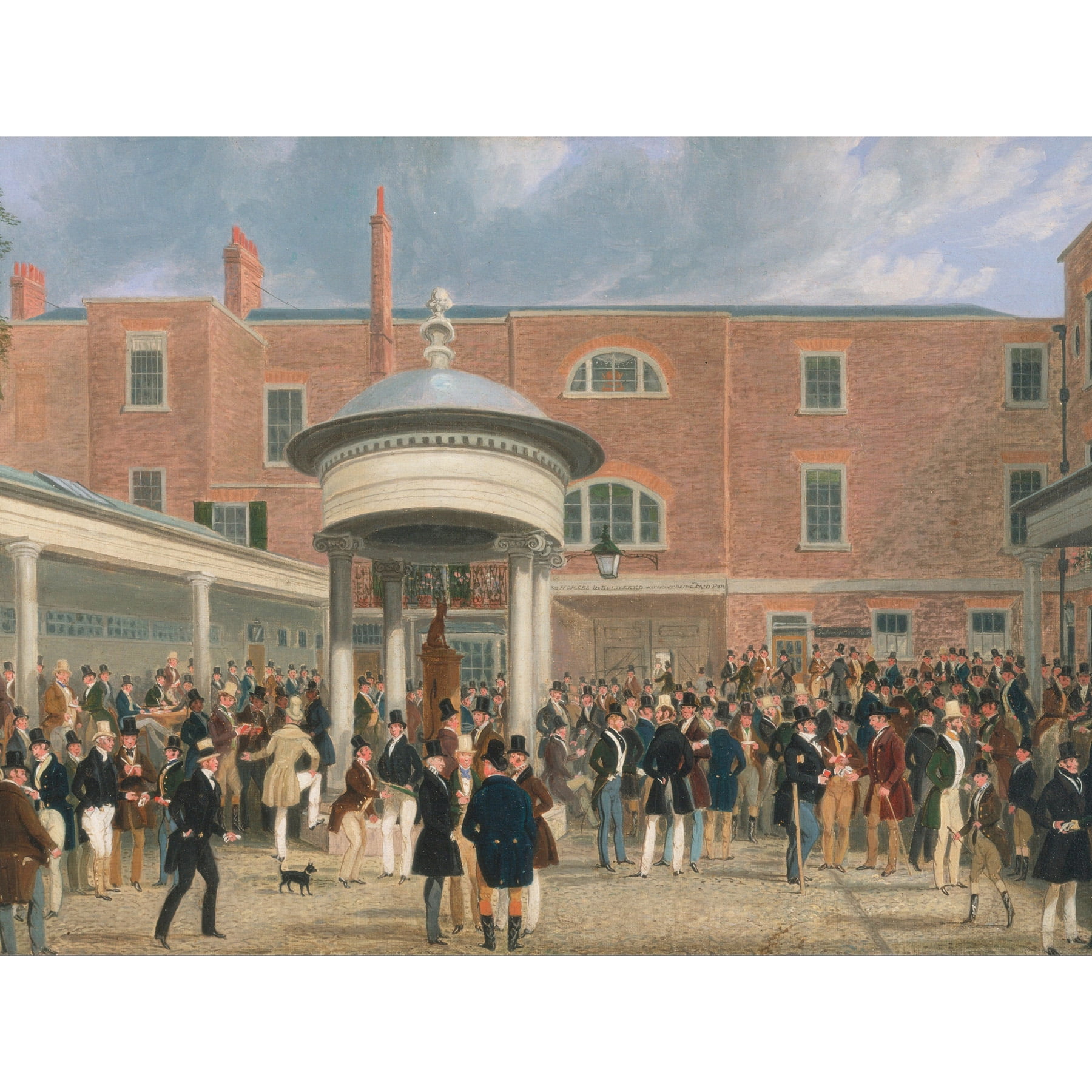 Pollard Epsom Races Settling Day Painting Extra Large XL Wall Art ...