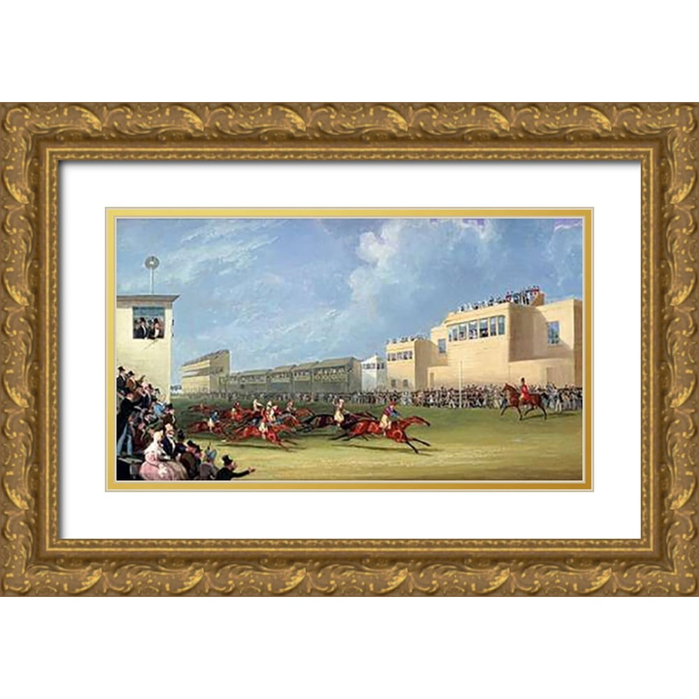 Pollard, James 14x10 Gold Ornate Wood Framed with Double Matting Museum ...