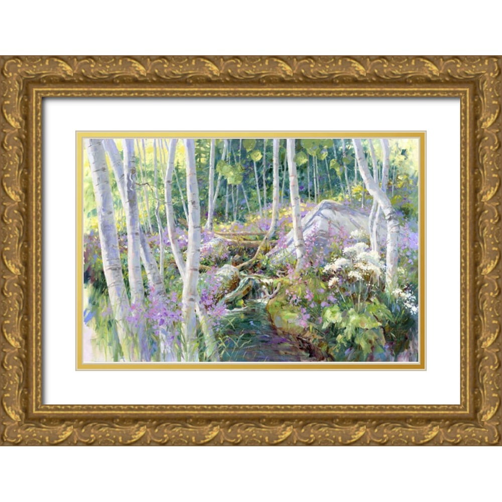Pollard, Julie G. 24x17 Gold Ornate Wood Framed with Double Matting ...