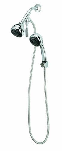 Pollenex DPC3300 Dual Combination Showerhead, Chrome - Walmart.com